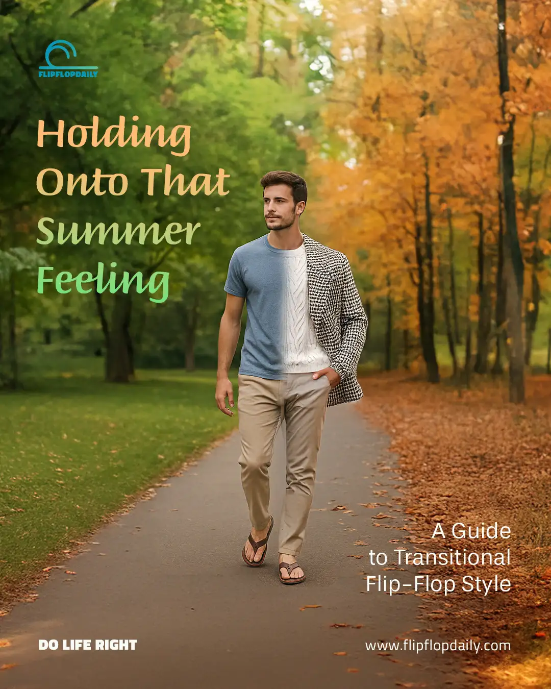 Holding Onto That Summer Feeling: A Guide to Transitional Flip-Flop Style